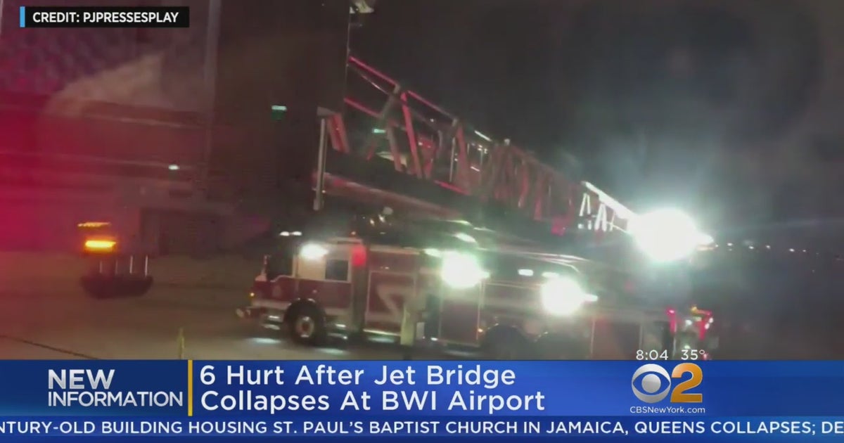 Several Injured After Jet Bridge Collapse At Baltimore-Washington ...