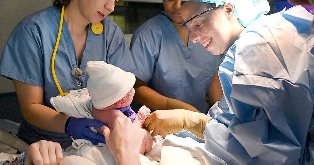 Families Welcome Region's First Babies Born In 2019 - CBS Boston
