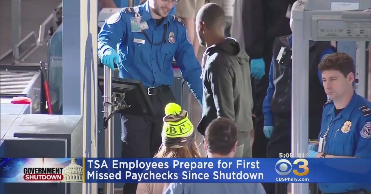 TSA Employees Will Miss 1st Paycheck Friday, No Deal To Reopen ...