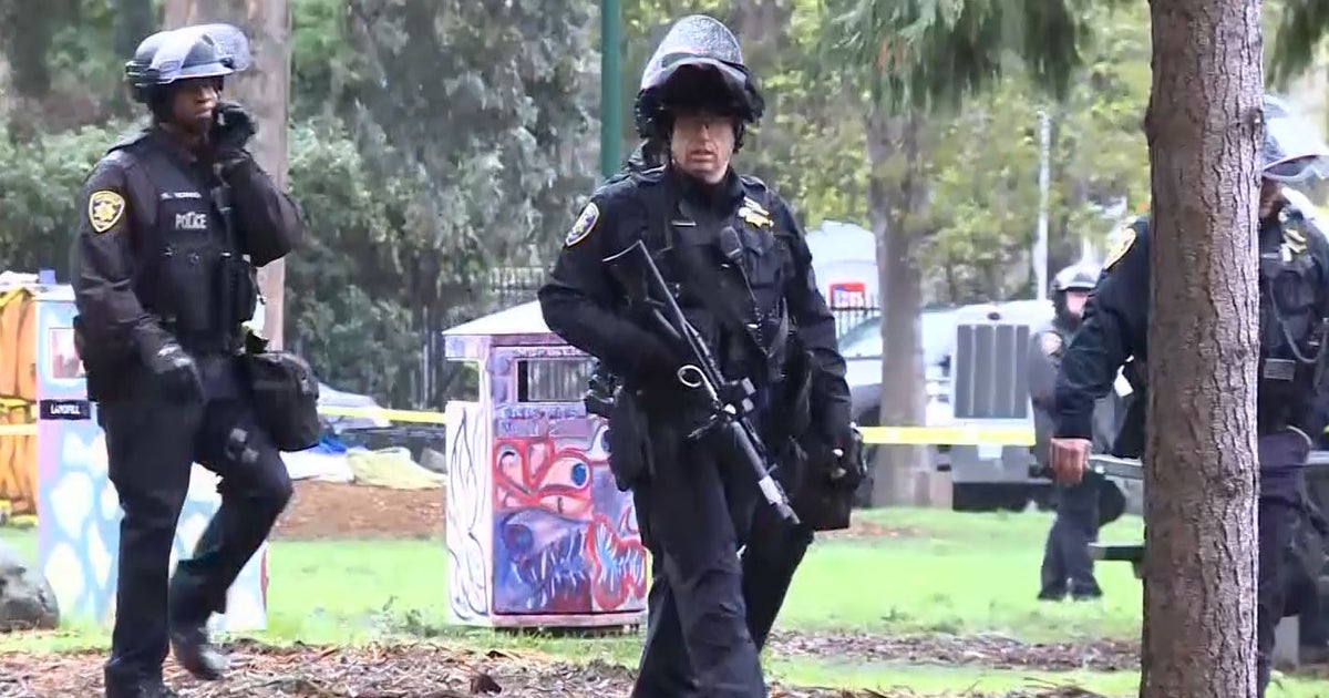 Protesters Arrested As Trees Removed From Berkeley People's Park - CBS ...