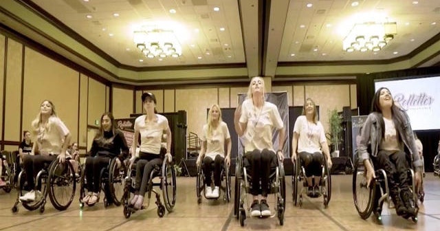 Dance team comprised of women in wheelchairs inspires young girls - CBS ...