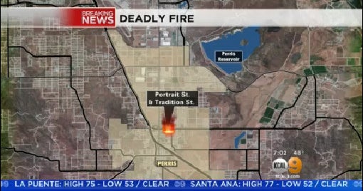 At Least 2 Killed In Perris House Fire - CBS Los Angeles