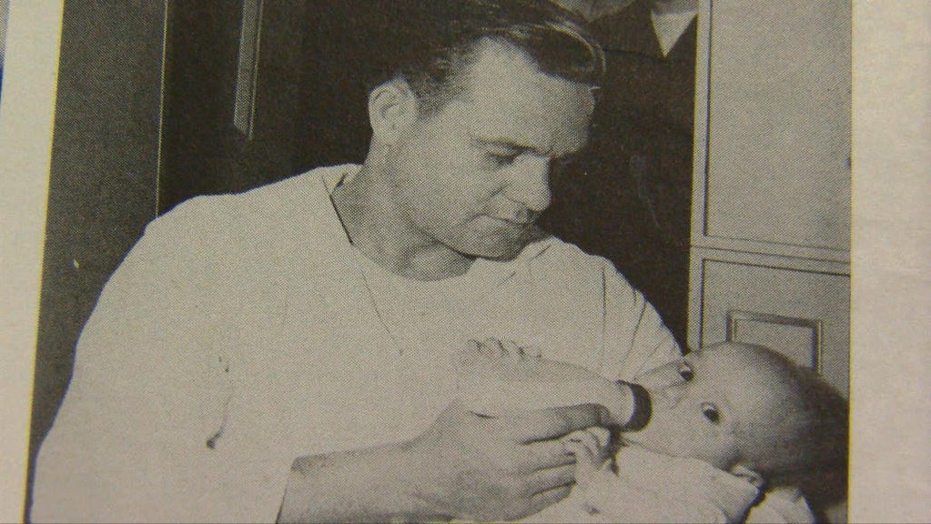 "Baby George": Navy medic reunites with infant saved from ash can in ...
