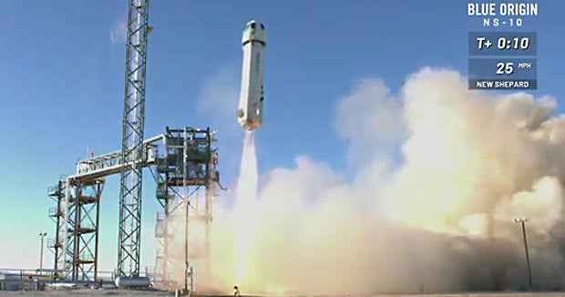 Blue Origin launch: Jeff Bezos' space company launches New Shepard's ...