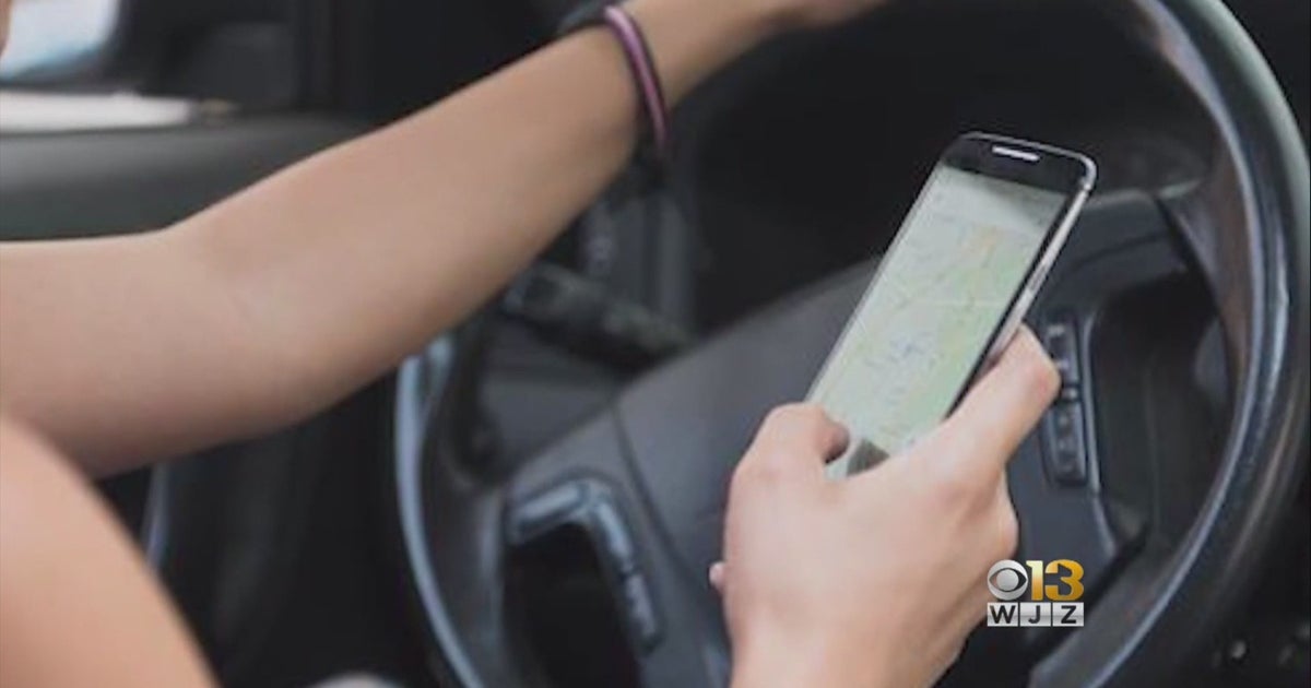 IIHS: 57 Percent More People Using Phones While Driving - CBS Baltimore