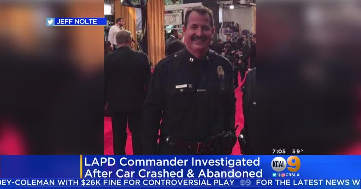 LAPD Commander Investigated After Unmarked Car Found Crashed, Abandoned ...
