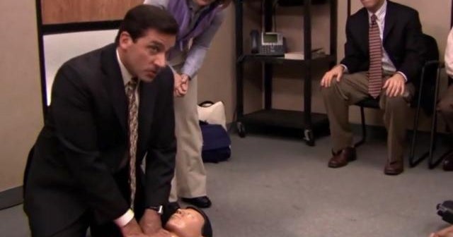Tucson man uses CPR technique learned from TV show "The Office" - CBS News