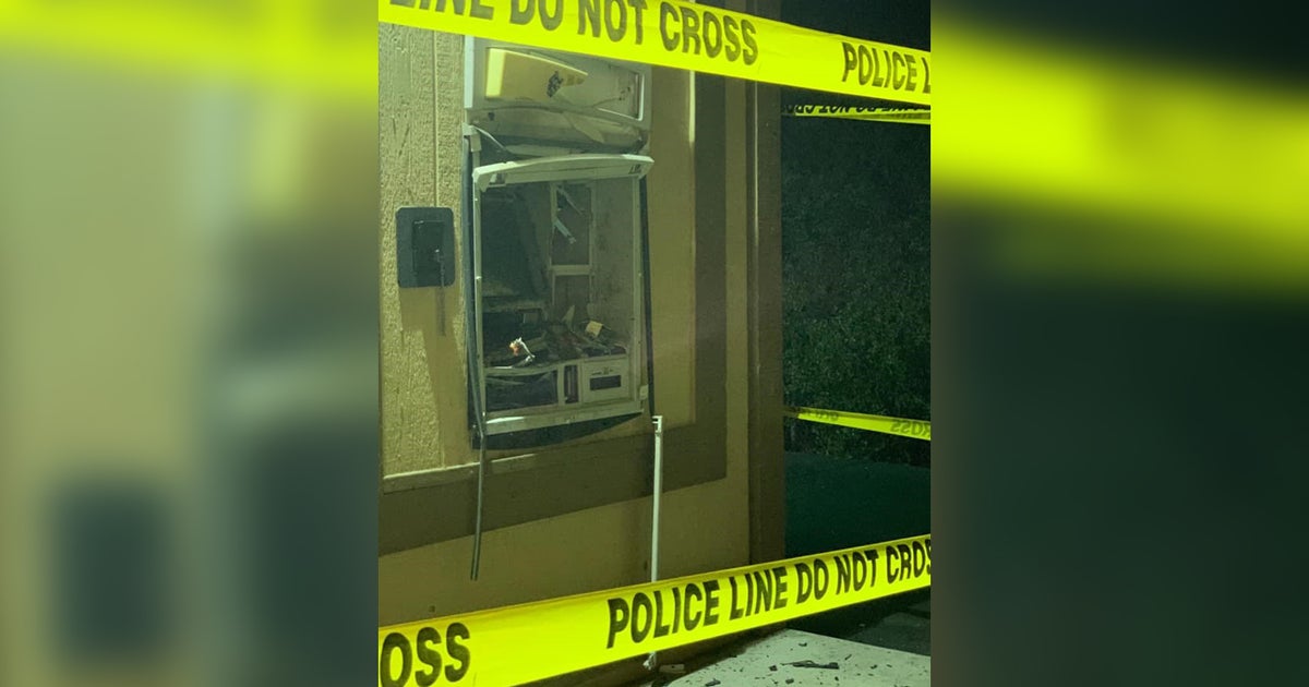 Deputies: Suspect Blew Up ATM In Plymouth To Try To Steal Cash - CBS ...