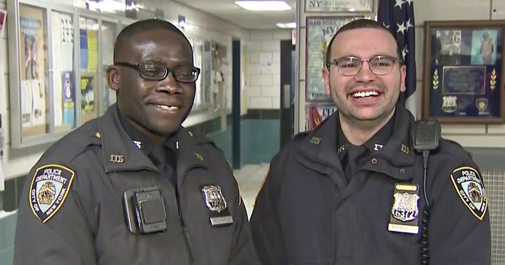 Hero Cops Credited With Saving 2-Year-Old In Queens - CBS New York