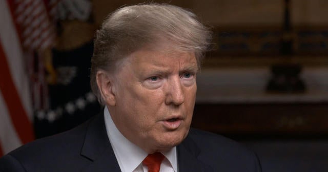 Trump interview on CBS: President Trump on disagreements with his ...