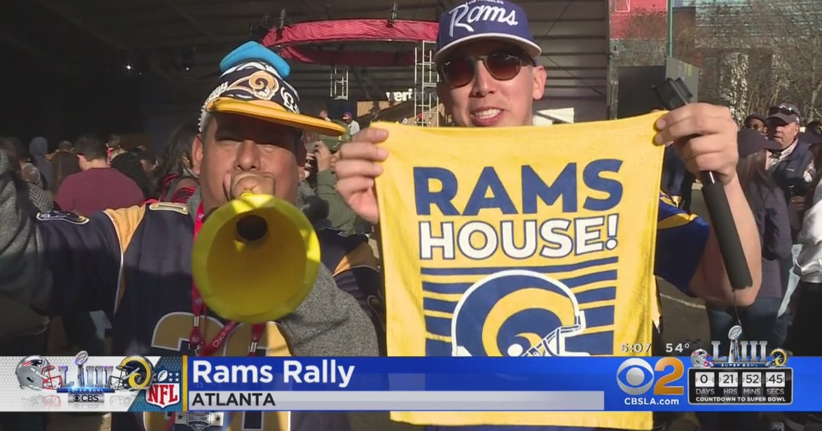 Rams Make Atlanta's Centennial Olympic Park Their House - CBS Los Angeles
