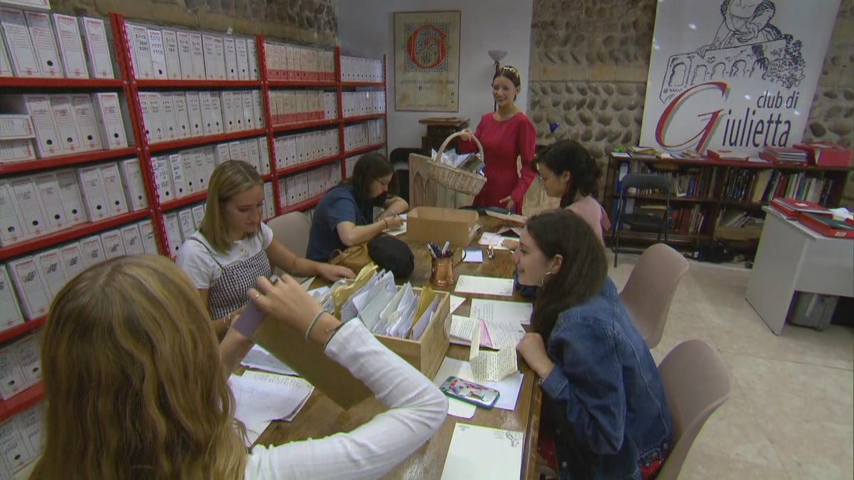 "Juliet Club" responds to love letters sent to Verona - CBS News