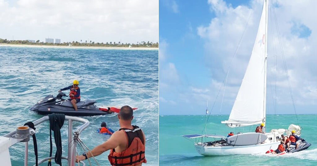2 Rescued Offshore Near Haulover Beach - CBS Miami