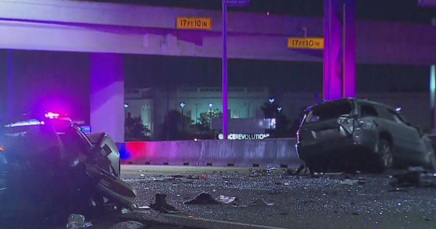 2 Dead After Wrong-Way Crash Along Highway 183 In Irving - CBS Texas