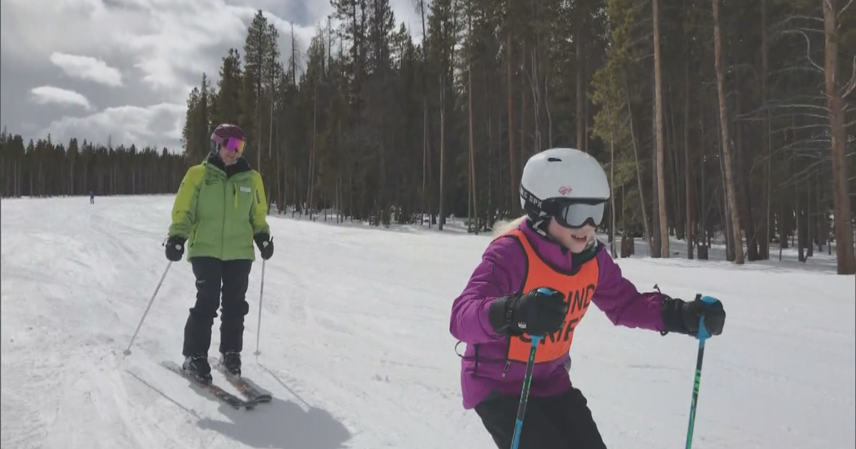 Blind Skiers Like Chloe Tackle Runs & Jumps With Help Of Multiple ...