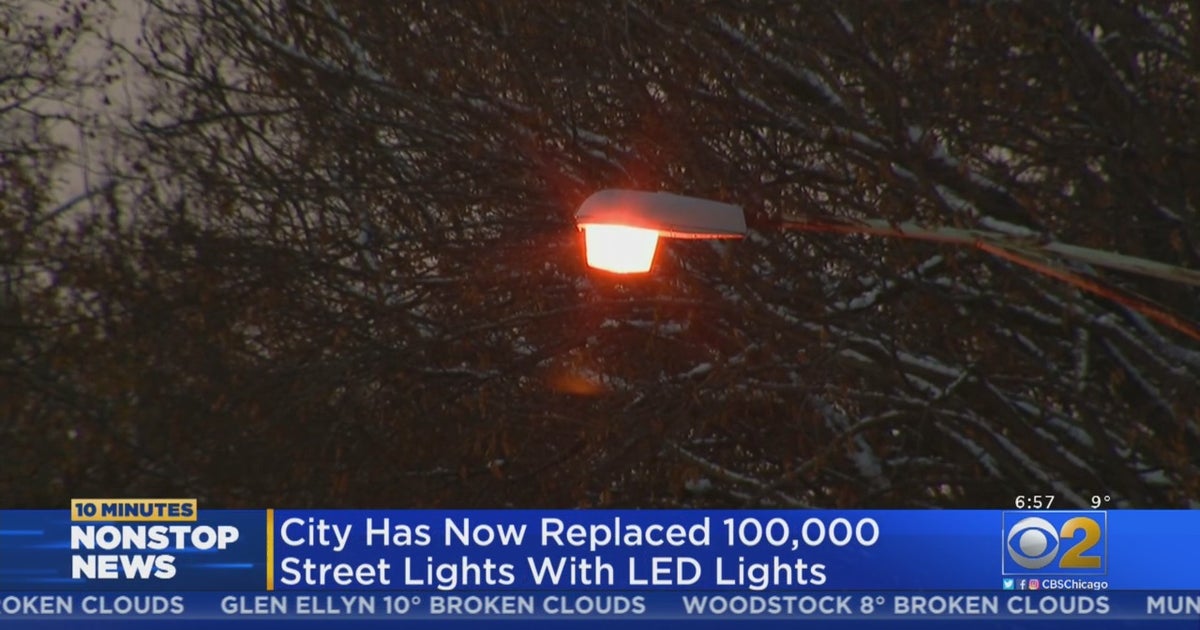 Chicago Has Installed 100,000 New LED Lights And More Are Coming - CBS ...