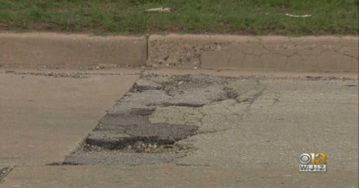 Wet Summer Led To More Winter Potholes In Maryland - CBS Baltimore