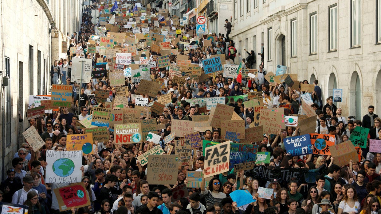 Youth climate strike: Students around the world skip class to protest ...