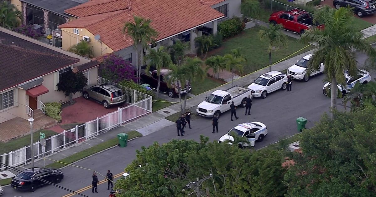 Police Investigate Possible Murder, Attempted Suicide In Miami - CBS Miami