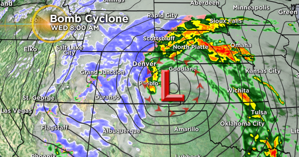 Confirmed: Bomb Cyclone Smashed Prior Wind Record In Colorado Springs ...