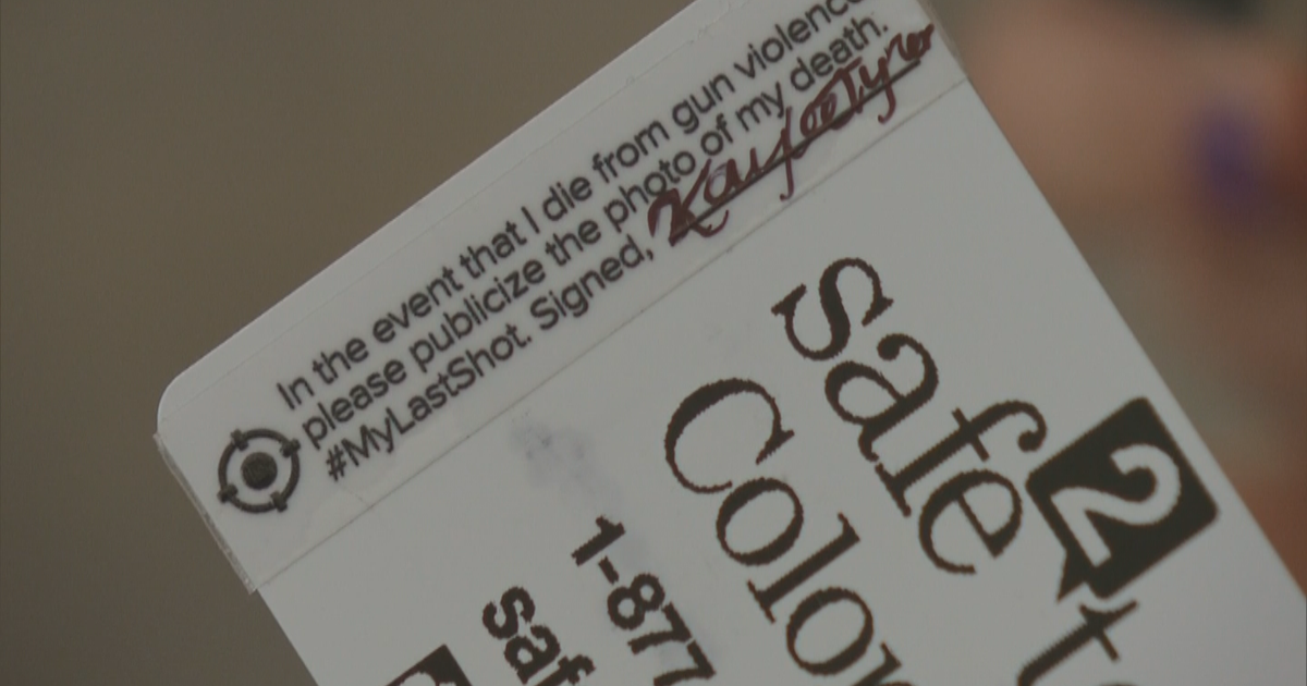 'My Last Shot' Campaign Hopes Photos May Curb Gun Violence - CBS Colorado