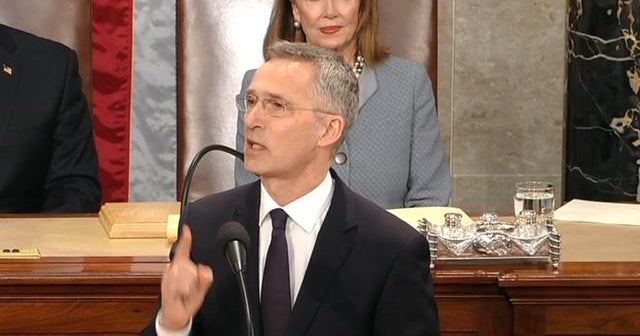 NATO secretary general addresses Congress - CBS News