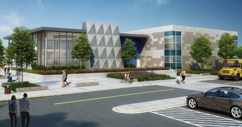 New Del Campo High Building Unveiled - CBS Sacramento