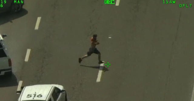 Video captures wild Florida car chase and deadly shootout - CBS News