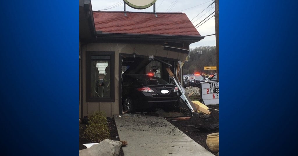 Vehicle Crashes Into Building In Shaler Township - CBS Pittsburgh