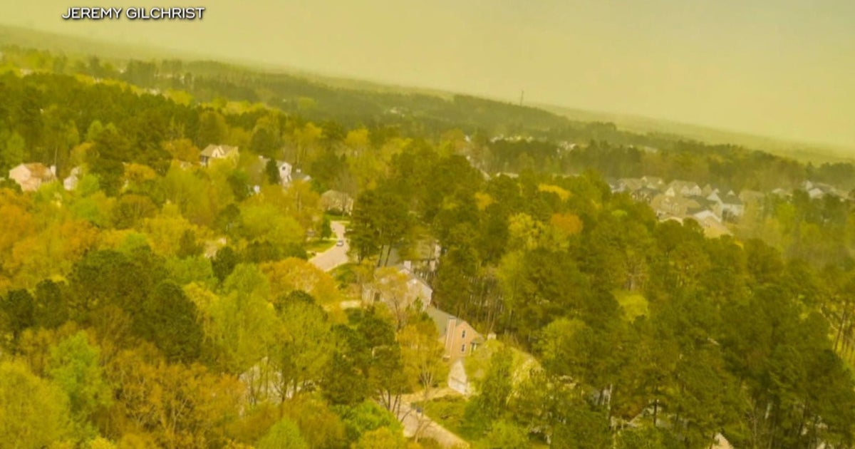 North Carolina residents plagued by pollen burst - CBS News