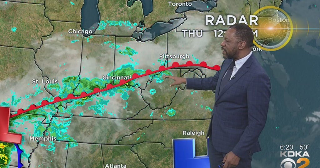 Pittsburgh Weather: Rainy Weather Pattern Moves Into Western Pa. - CBS ...