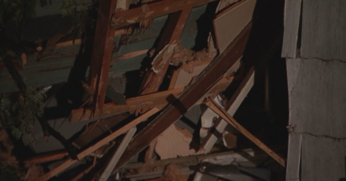 'The Tree Is Literally Inside Of The House': Wind Causes Tree To ...