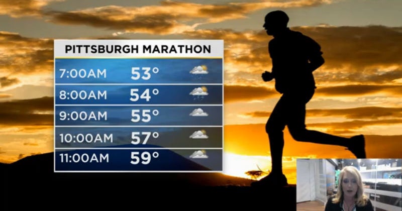 Pittsburgh Weather: Light Rain, Chilly For Pittsburgh Marathon Before ...