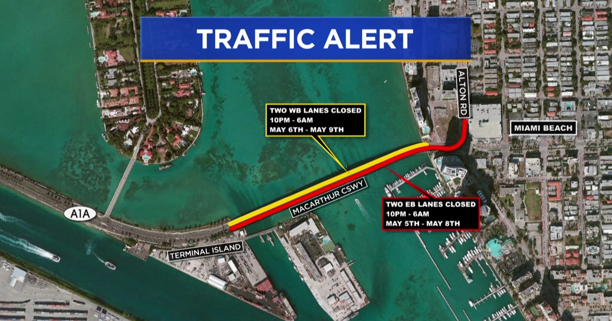Traffic Alert: MacArthur Causeway Will Have Lane Closures To And From ...