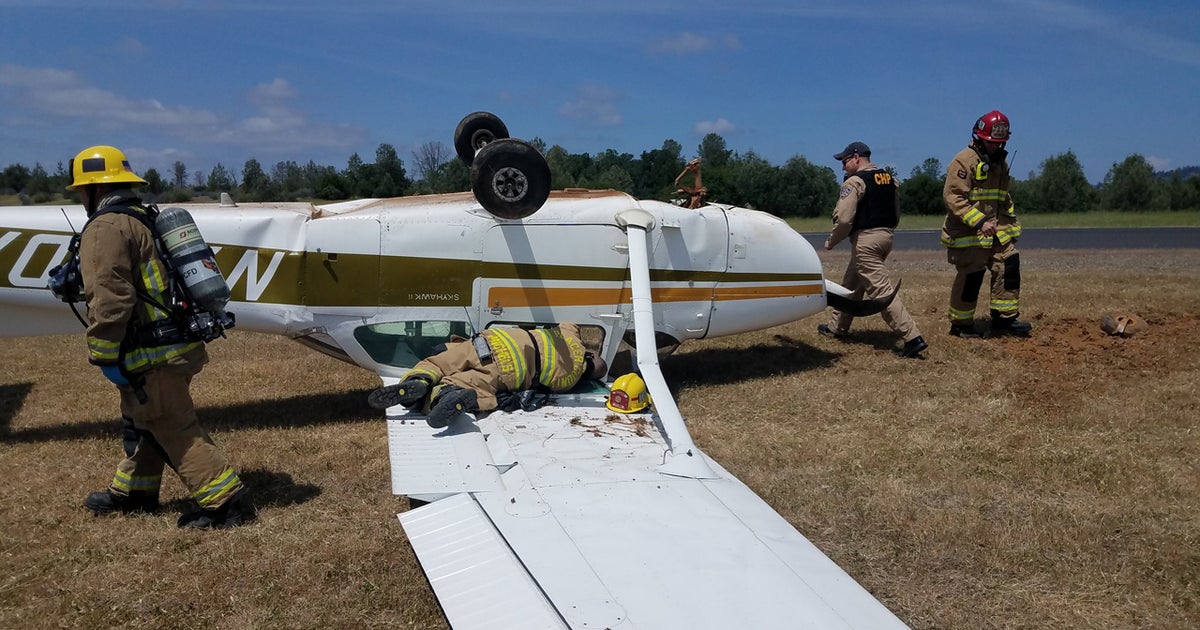 Small Plane Crashes At Auburn Airport - CBS Sacramento