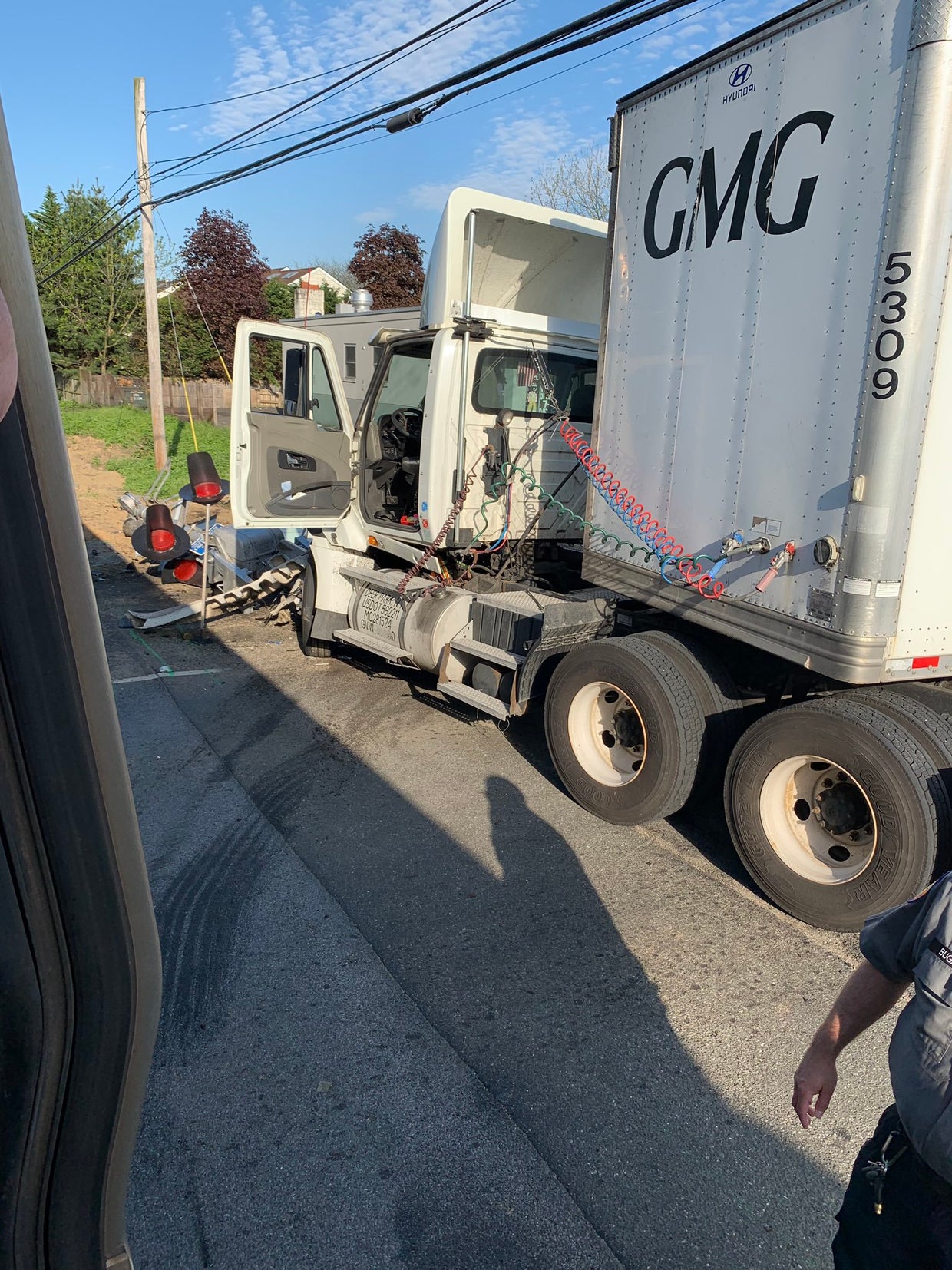 Closer Look: Scene Of LIRR Crash Into Tractor-Trailer Rig
