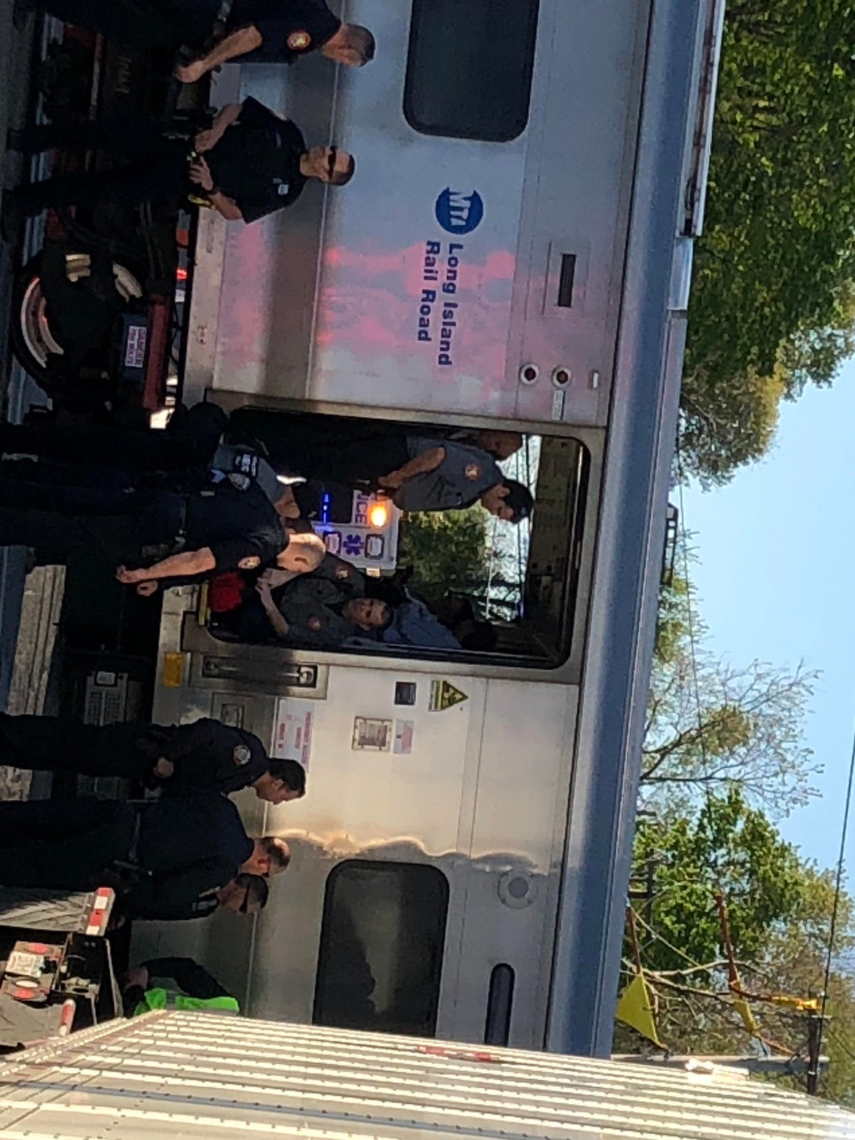 Closer Look: Scene Of LIRR Crash Into Tractor-Trailer Rig