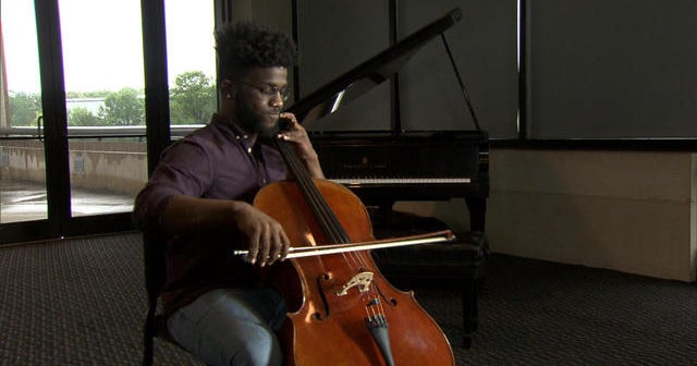 Cello provides struggling teen an escape and a path forward - CBS News
