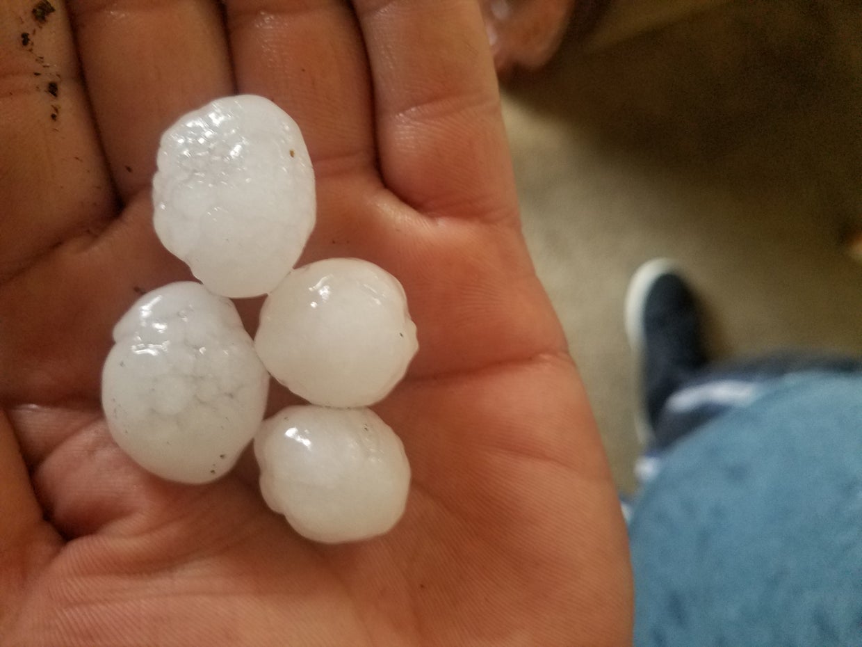 Huge Hail Hits Colorado During Memorial Day Weekend - CBS Colorado