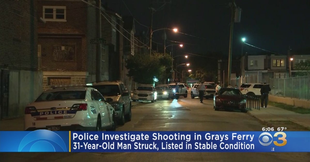 Police Search For Suspect In Grays Ferry Shooting - CBS Philadelphia