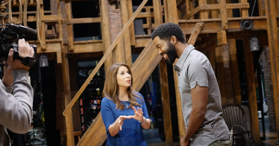 Michelle Griego Goes Onstage, Backstage At Hamilton - CBS San Francisco