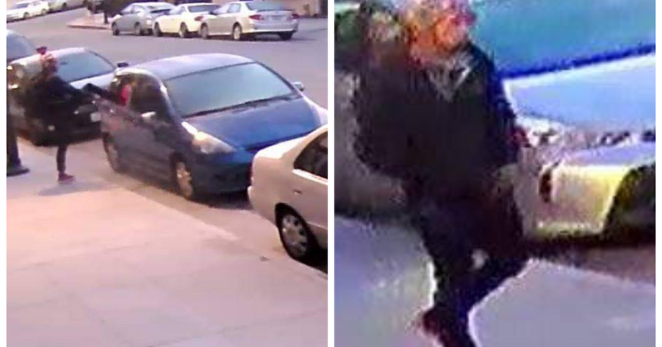 Security Camera Captures Image Of Man Kicking In Car Window In ...