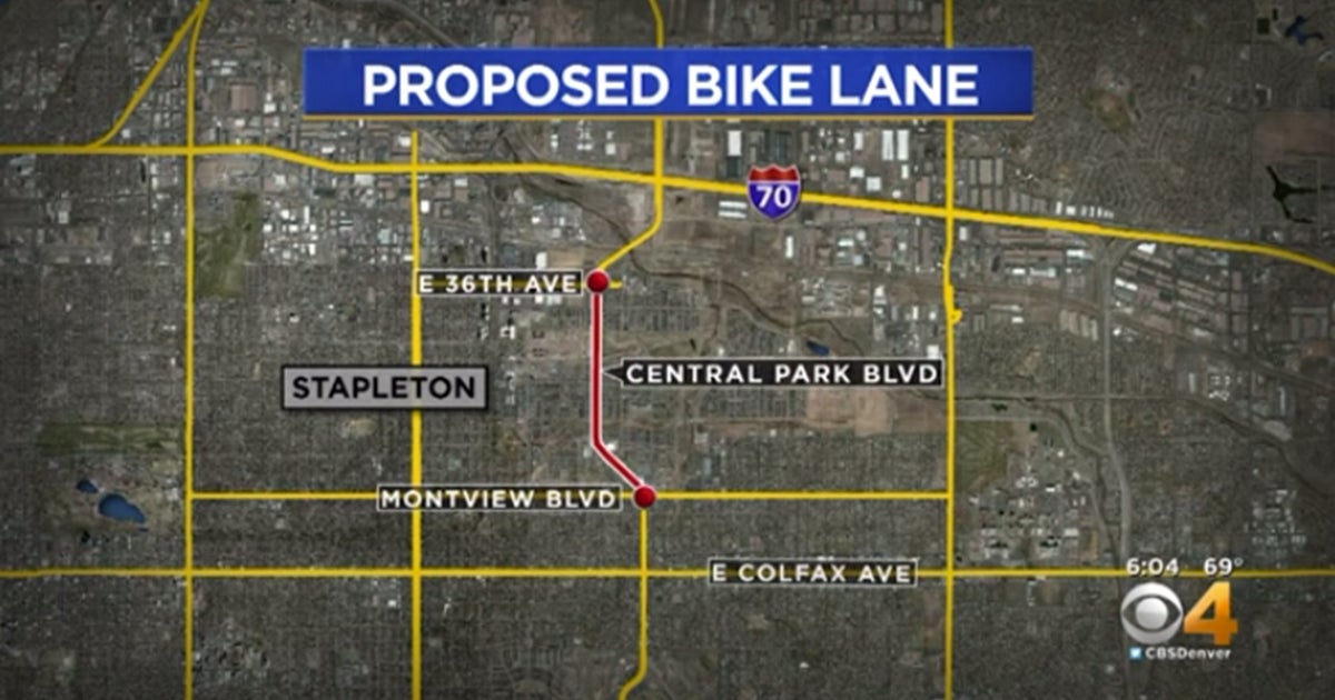 Stapleton Neighborhood To Get A Protected Bike Lane - CBS Colorado