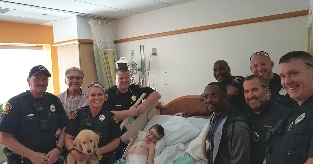 Commander Josh: Pittsburgh Police Swear In Child With Severe ...