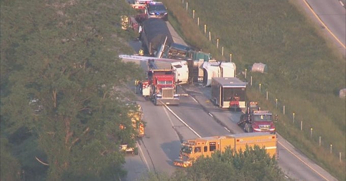 2 Injured After Crash Involving Two Tractor-Trailers On Route 1 In ...