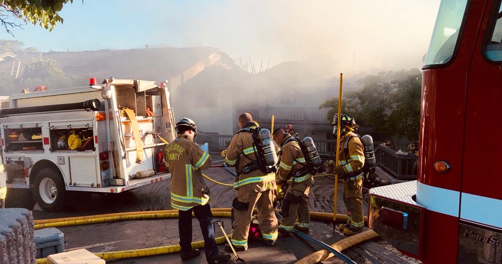 Condo Residents Displaced In Structure Fire - CBS Sacramento