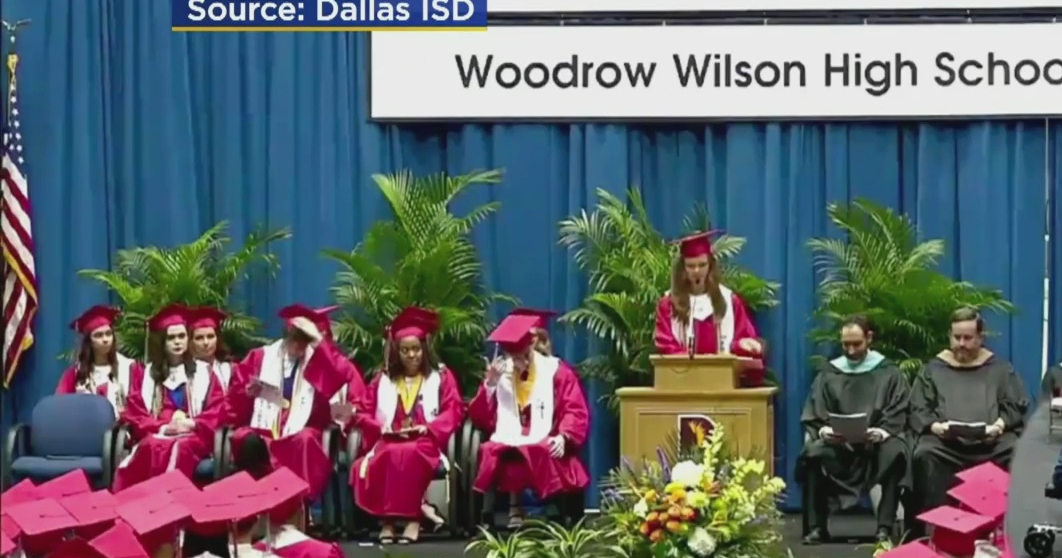 1 Day Before Graduating From Dallas ISD's Woodrow Wilson High School ...