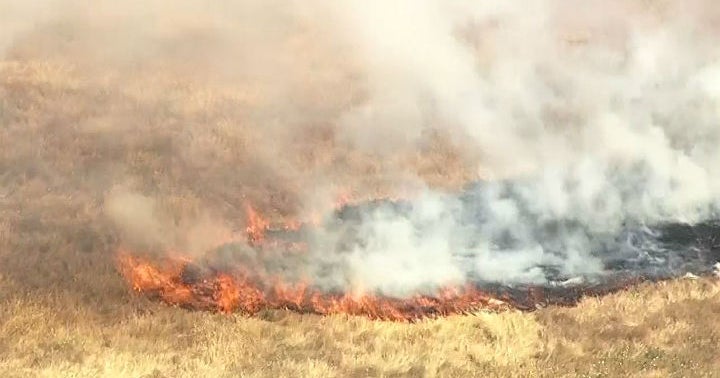 Brushfire Erupts At Concord Naval Weapon Station - CBS San Francisco