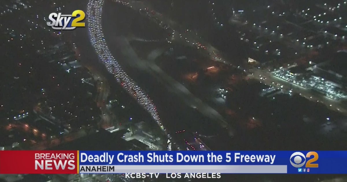 Deadly Crash Shuts Down 5 Freeway In Anaheim - CBS Los Angeles