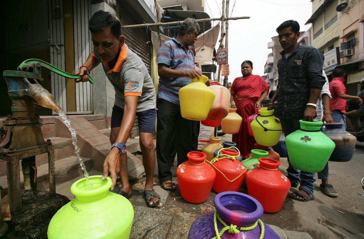 Chennai water crisis in India leaves millions reliant on wells and ...